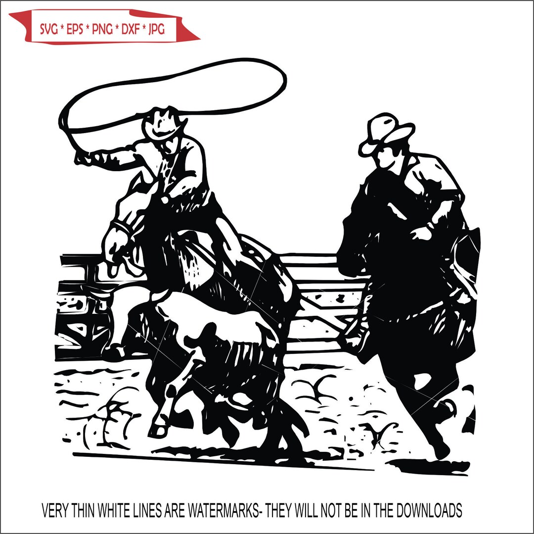 Cattle Heeler Team Roping Lasso Steer Calf Rope Horse Equine Events ...