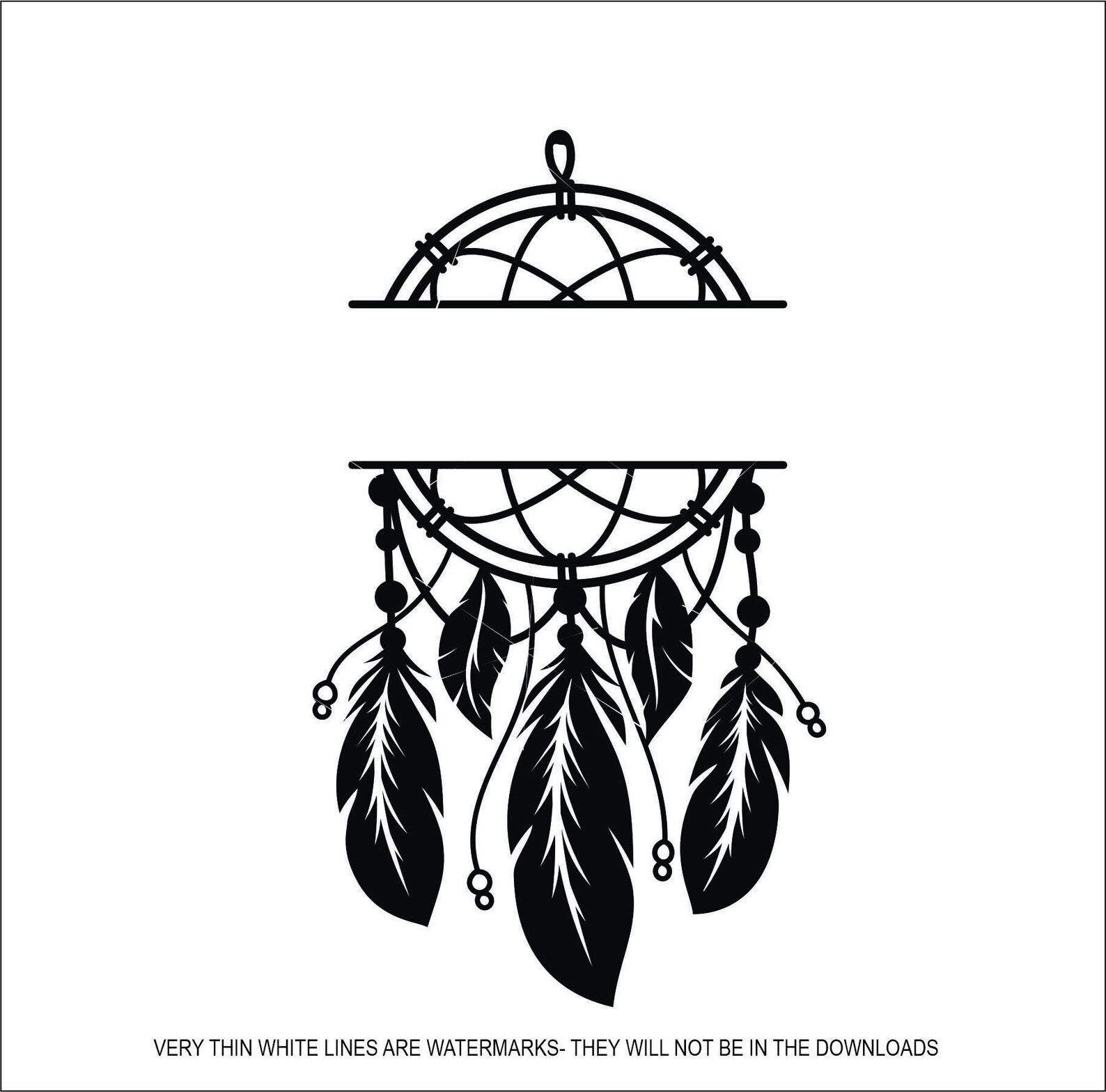 Indian Monogram #1 Dream Catcher Feather Vision Protect Dreams Native ...