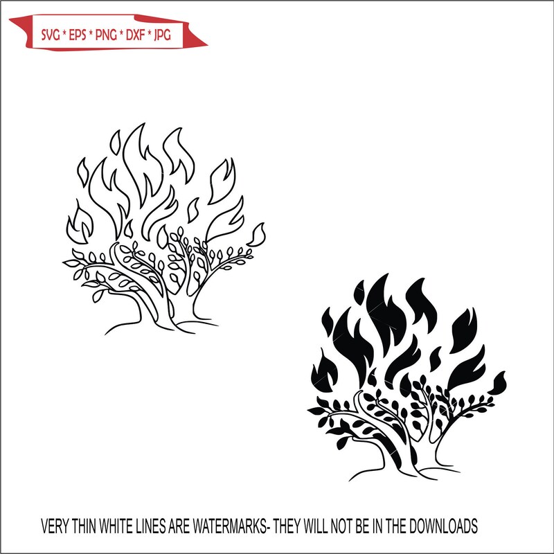Forest Fire Svg - Etsy
