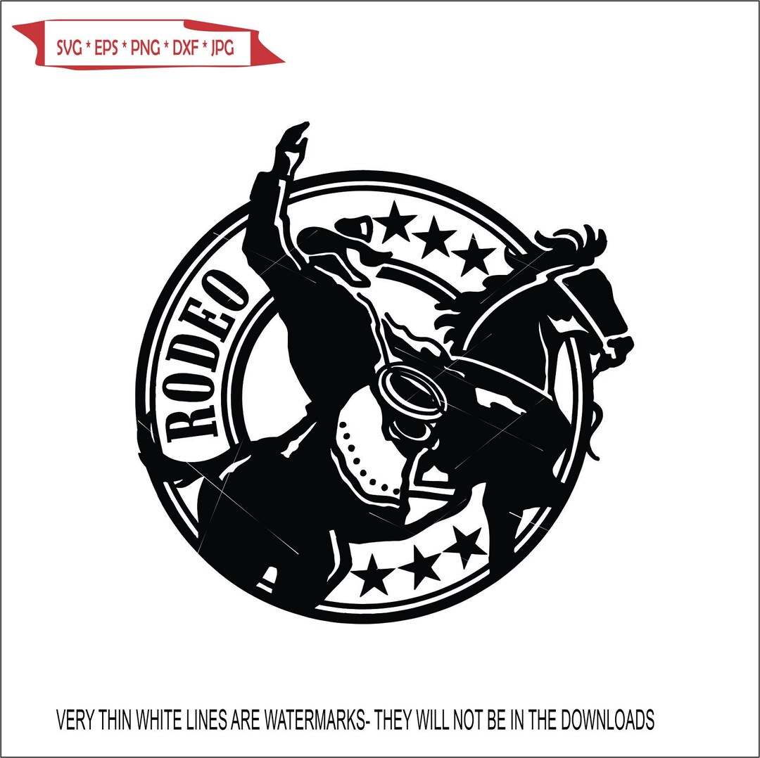 Rodeo Sign Bull Riding Star Advertisement Roping Calf Horse Equine ...