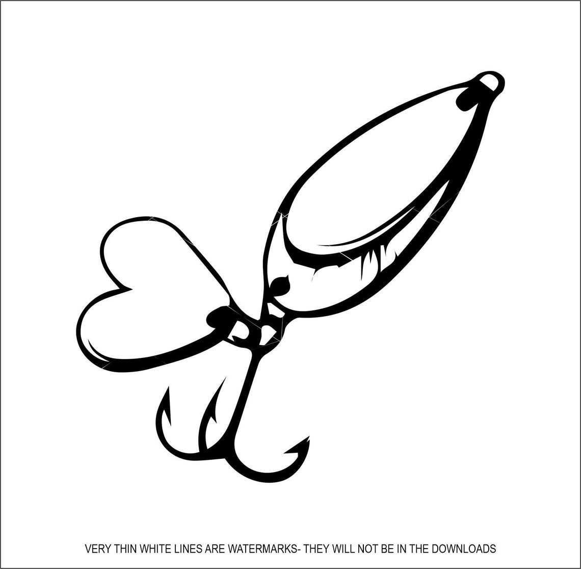 Fishing Lure Heart Artificial Bait Pastime Sport Lake Boat - Etsy