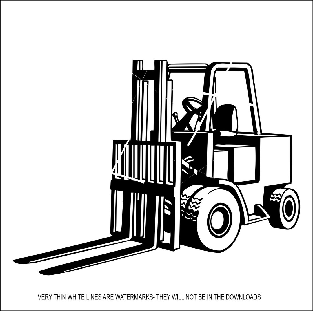 Fork Lift Move Materials Distances Construction Machinery Equipment ...