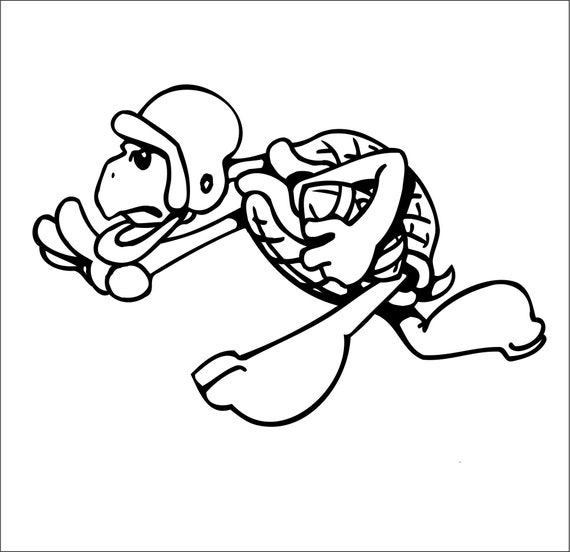 Turtle Cartoon Running