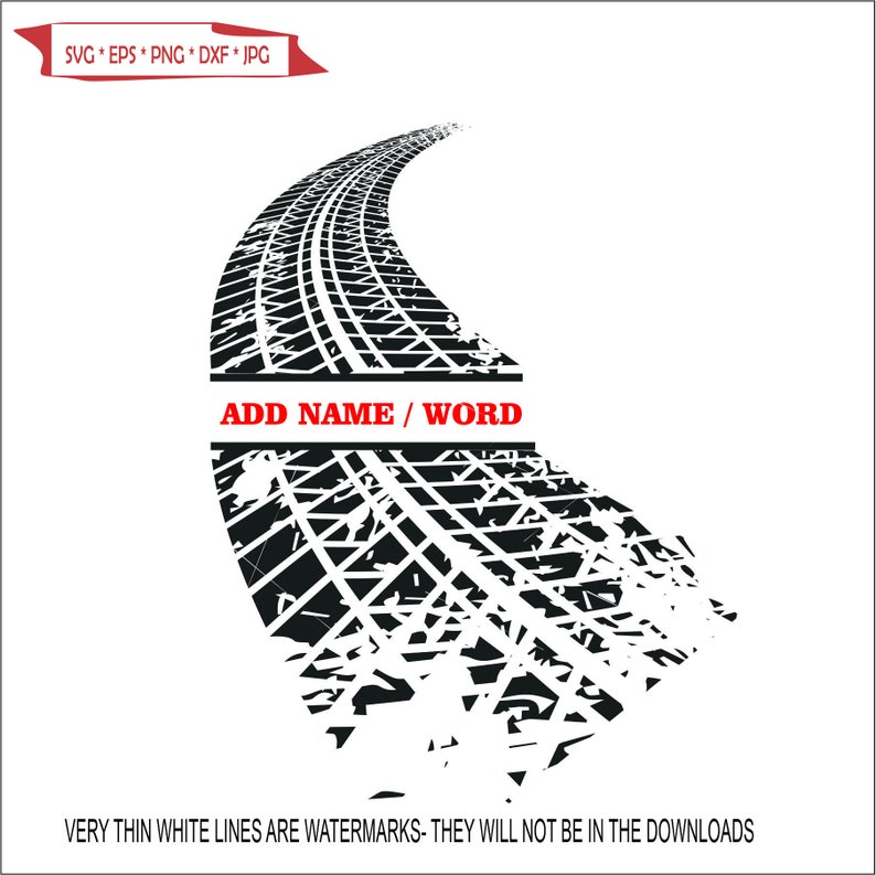 Tire Track Monogram Tyre Rubber Dirt Mud Ribs Voids Soil Marks Tread ...