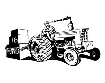 Tractor Pulling Logo Digital Download - Etsy