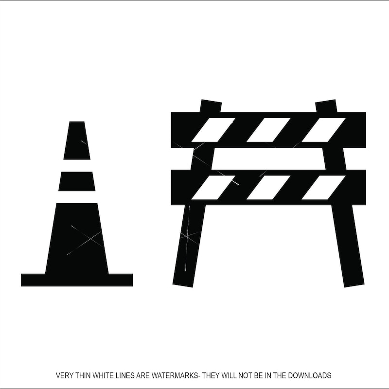 Road Construction Svg - Etsy