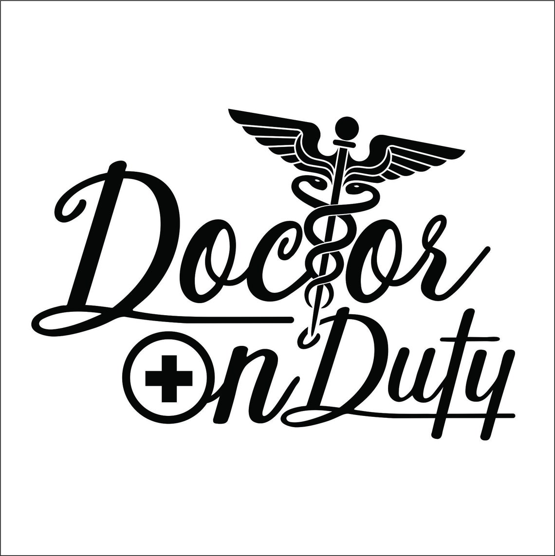 Doctor on Duty Caduceus Symbol Medical Urgent Care ER Healing | Etsy