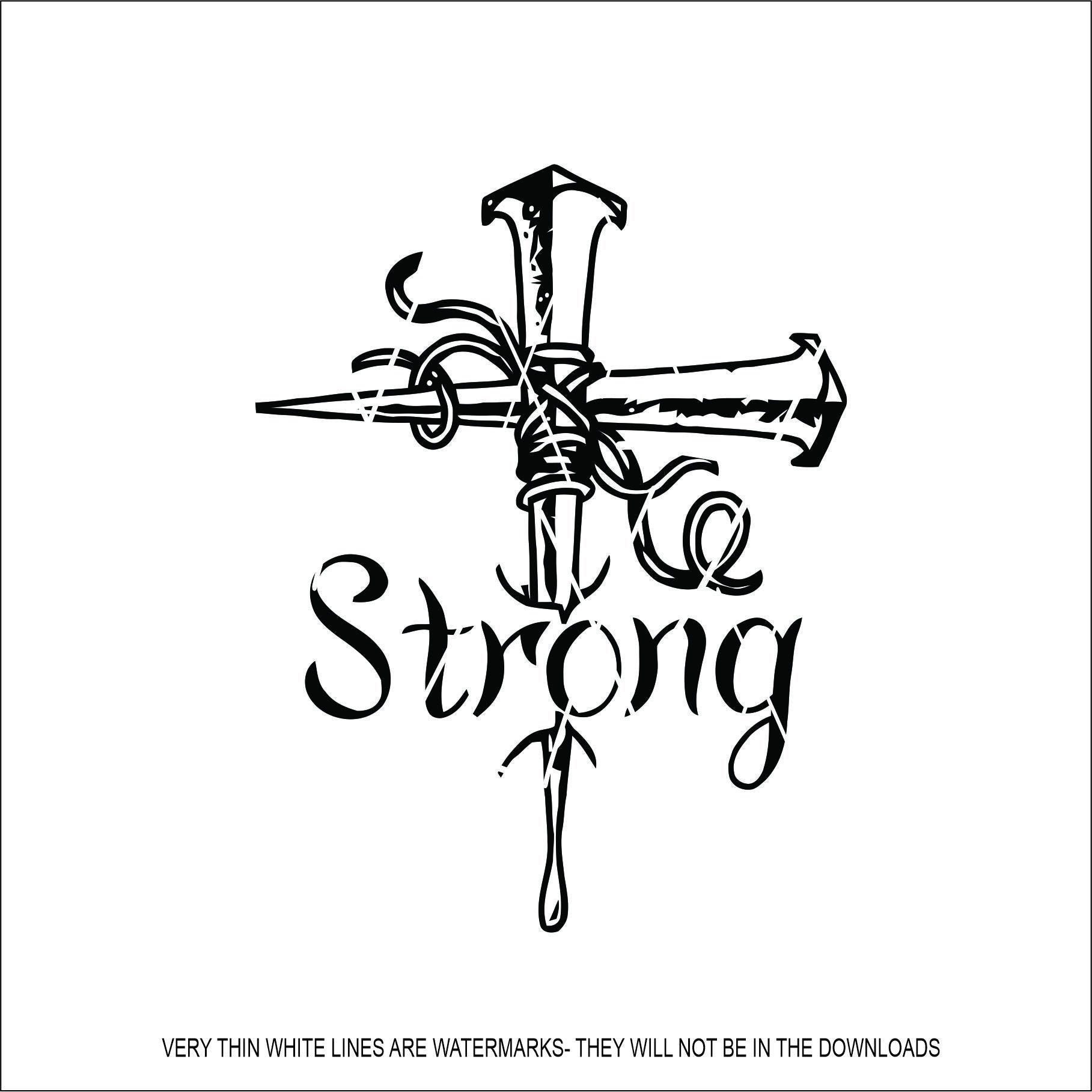 Christian Strong Cross Nails Spike Jesus Love Religious God - Etsy España