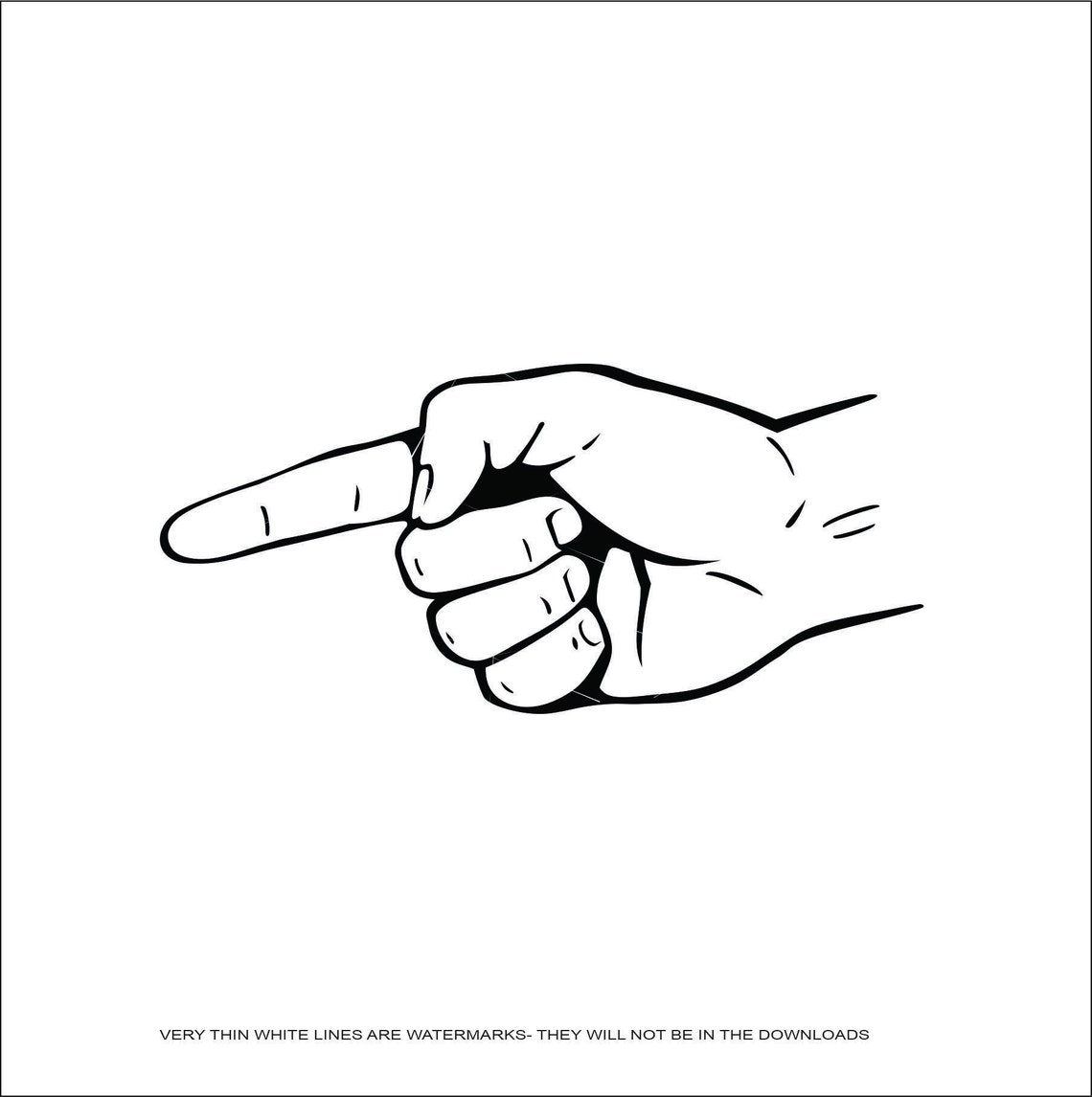 YOU Hand Pointing Blame Rude Disrespectful Accuse Taboo Some Cultures ...