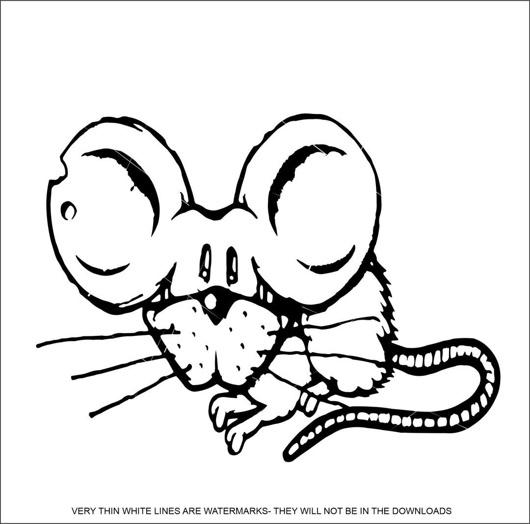 Rat Mouse Cute Big Ears Small Mammal Furry Rodent Animal Scarry Cheese ...