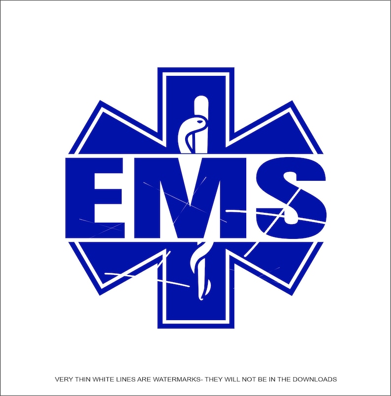 EMS Medical Caduceus Monogram Staff Snakes Wrapped Around - Etsy