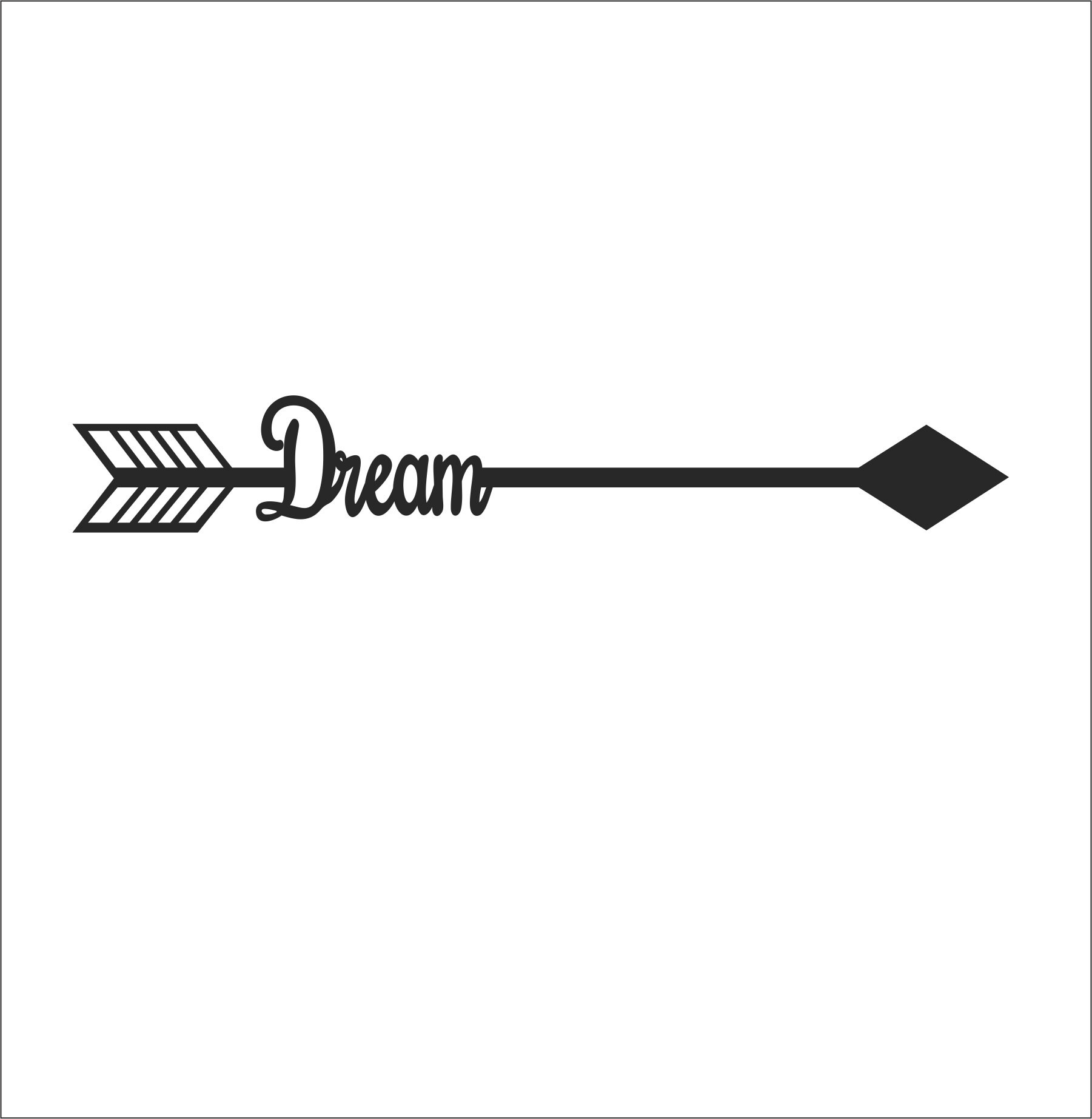 Dream Arrow Feather Positive Inspirational Saying Goal Being Targeted ...