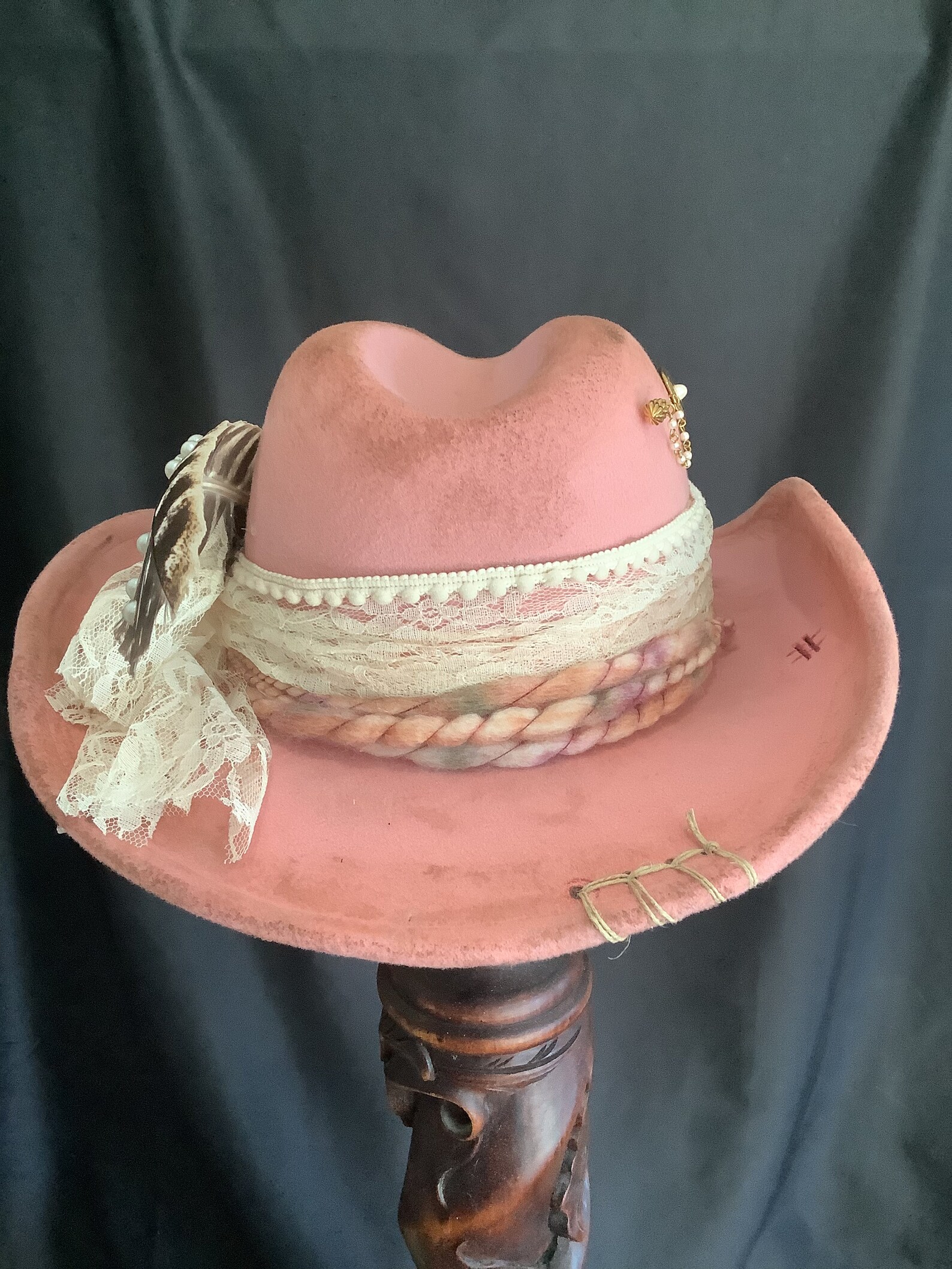 Custom Weathered Cowboy Hat - Etsy