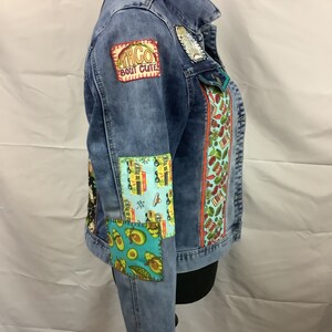 Custom Embroidered Taco Themed Blue Jean Jacket - Etsy