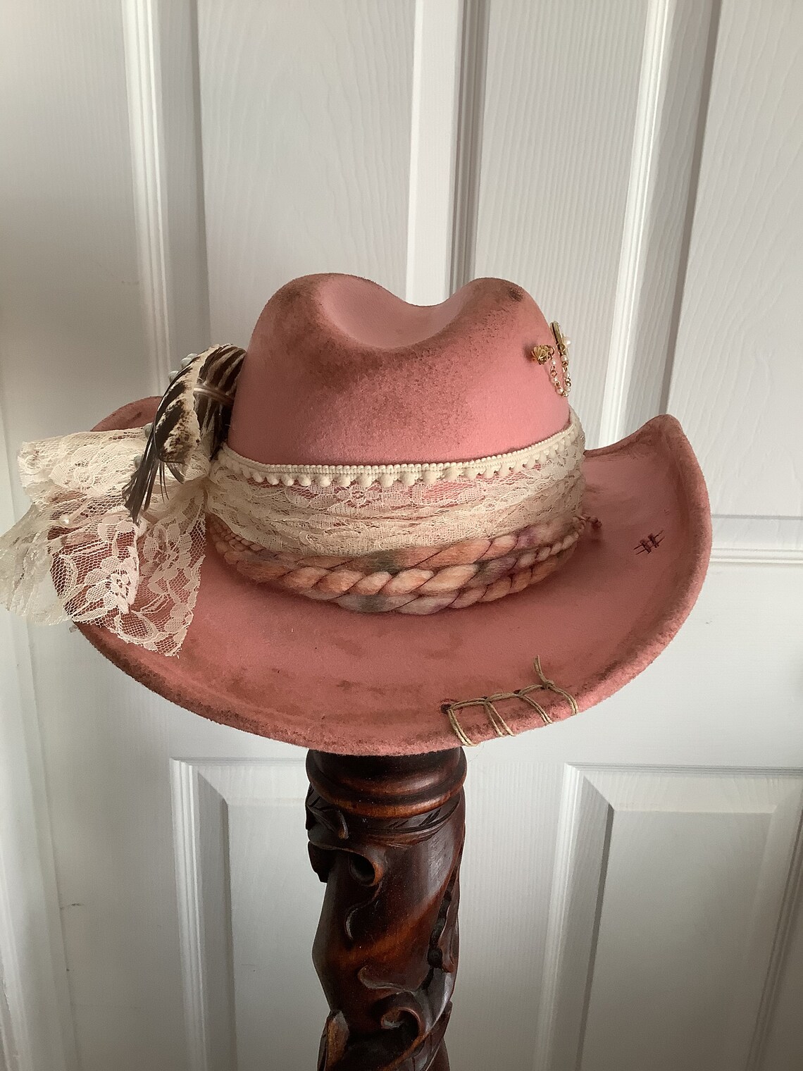 Custom Weathered Cowboy Hat - Etsy