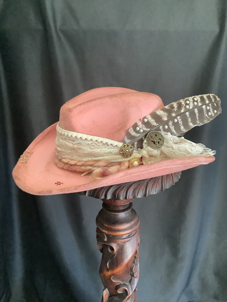 Custom Weathered Cowboy Hat - Etsy