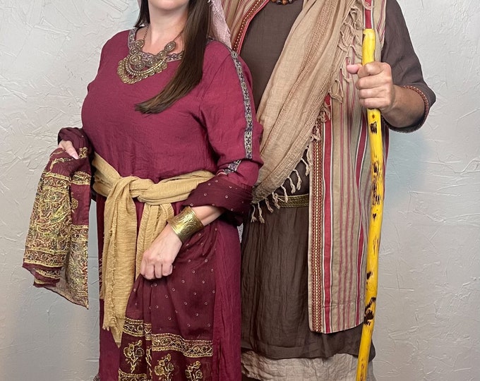 Muslin Long Robe/undertunic for Ritual, Biblical, Religious, LARP, SCA ...