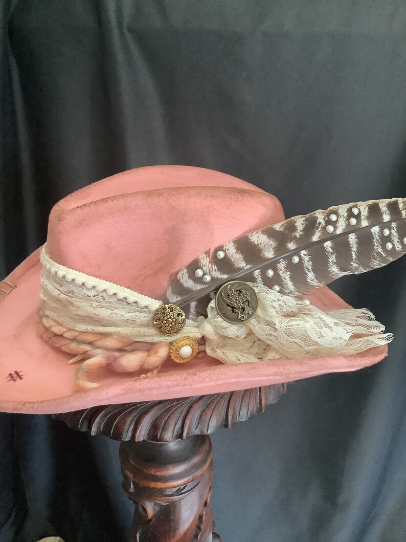 Custom Weathered Cowboy Hat - Etsy