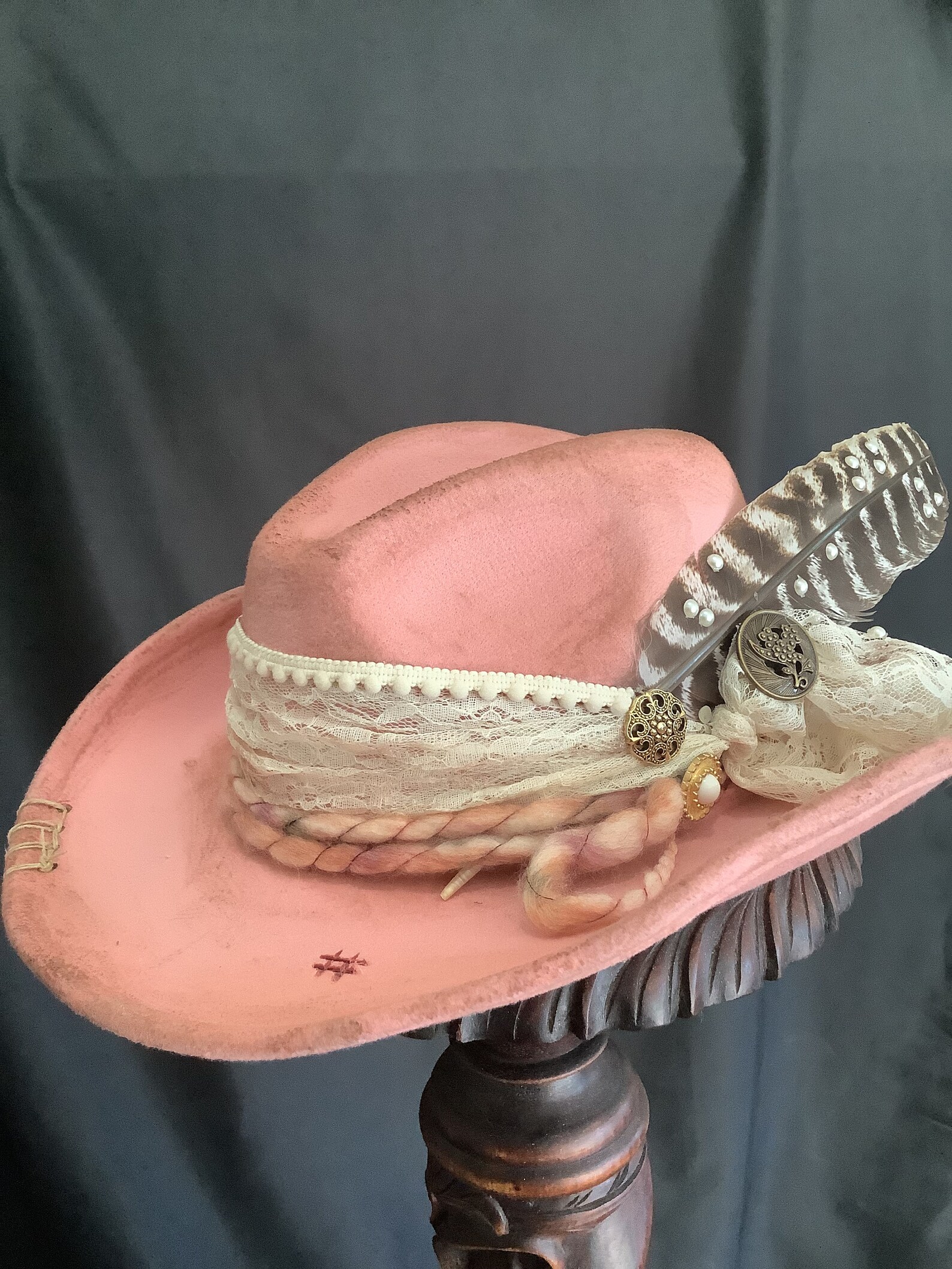 Custom Weathered Cowboy Hat - Etsy