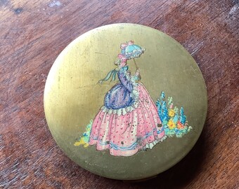 Vintage Stratton Imari Floral Powder Compact Mirror - Etsy