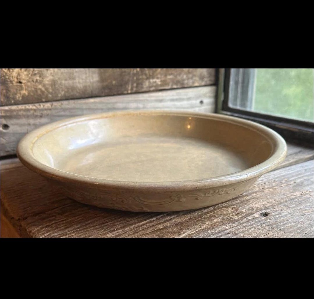 Vintage Homer Laughlin Oven Serve Pie Plate - Etsy