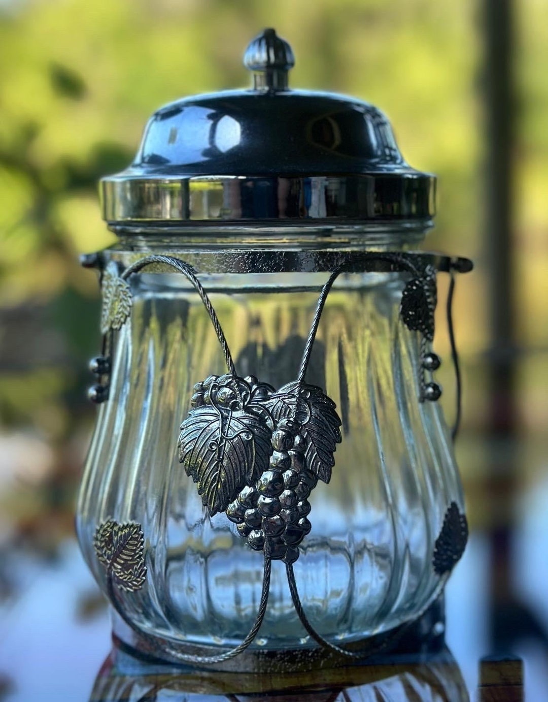 Glass Canister With Music Box Lid Made in Japan - Etsy