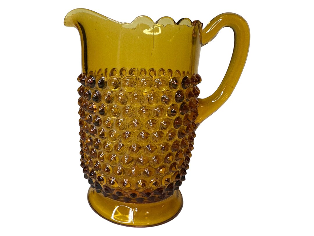 Antique Model Flint Glass Dewdrop Pitcher - Etsy