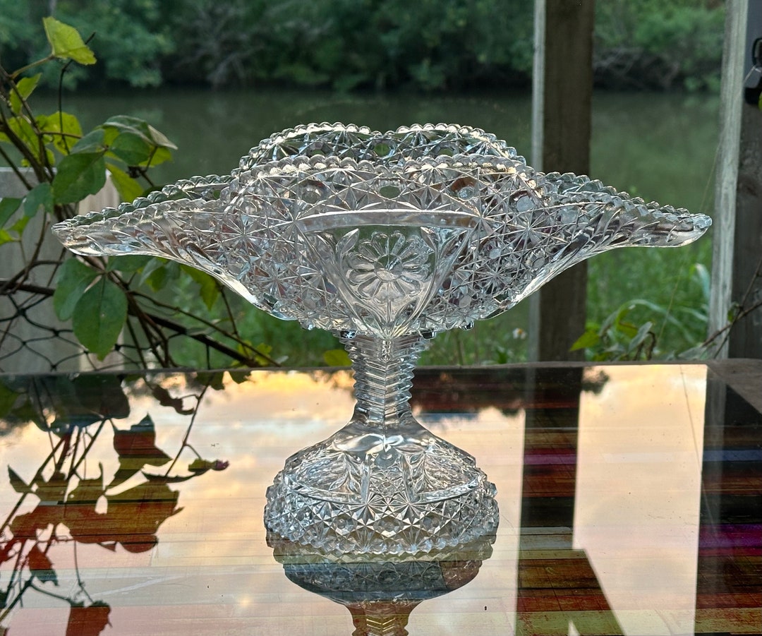 Vintage 1950s Kemple Glass Reproduction of Mckee Innovation #412 Orange ...
