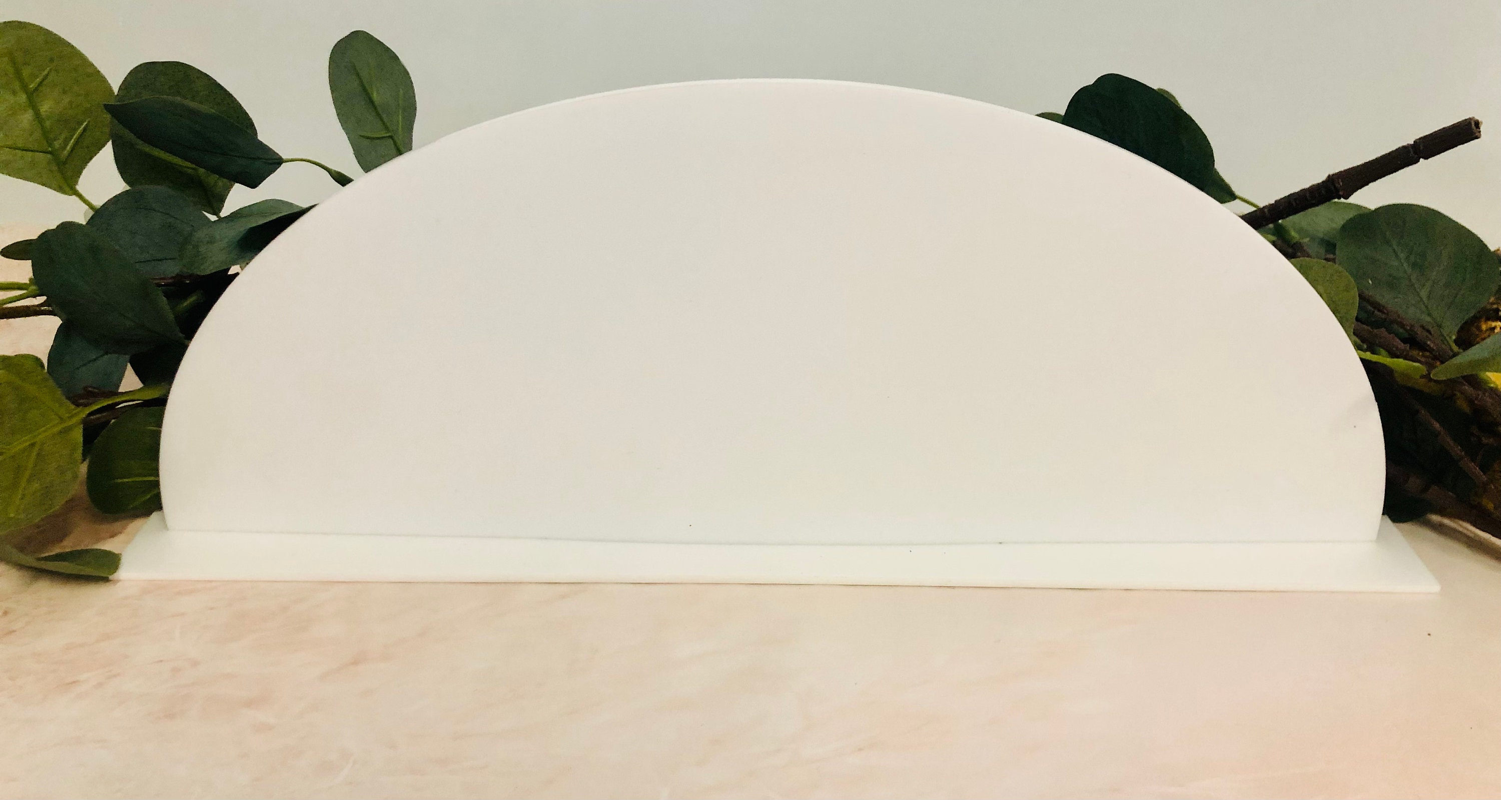 Blank Acrylic Large Arch Table Sign With Base. Perfect Plaque - Etsy UK