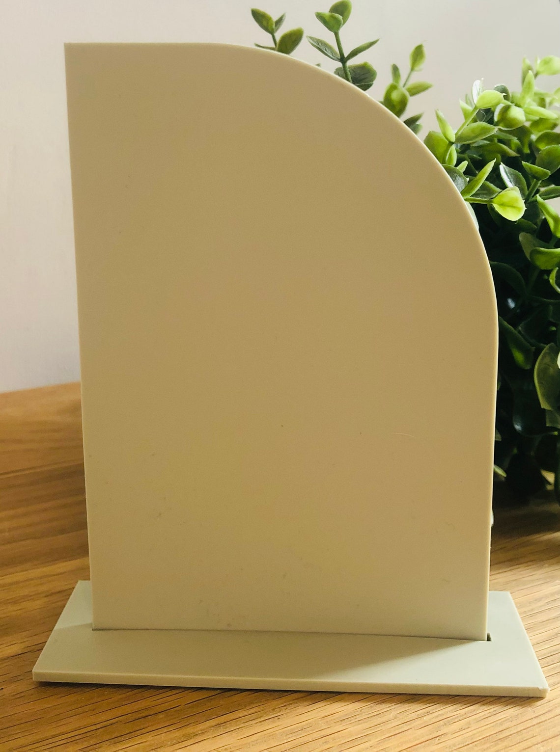 Acrylic Blank Half Arch Table Plaque Sign. Perfect for Weddings, Social ...