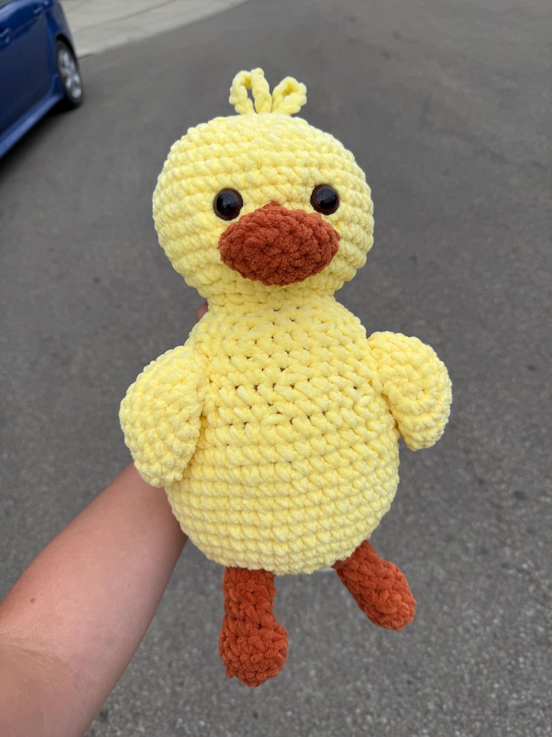 Crochet Plushie Duck Pattern: Beginner-friendly Amigurumi (digital ...