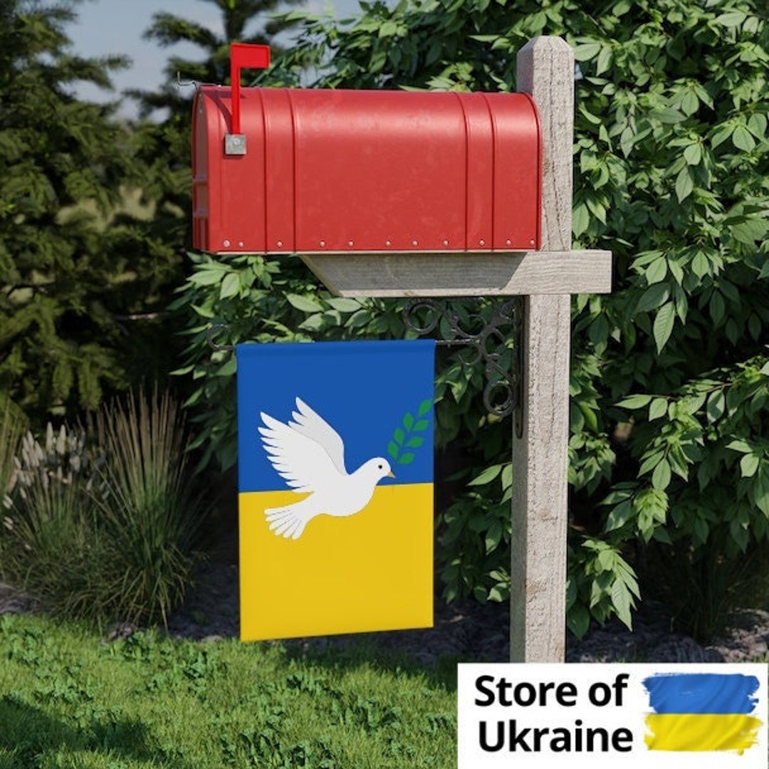 Ukraine Flag Yard Sign, Ukraine Garden Flag, Ukraine Garden Banner, UA ...