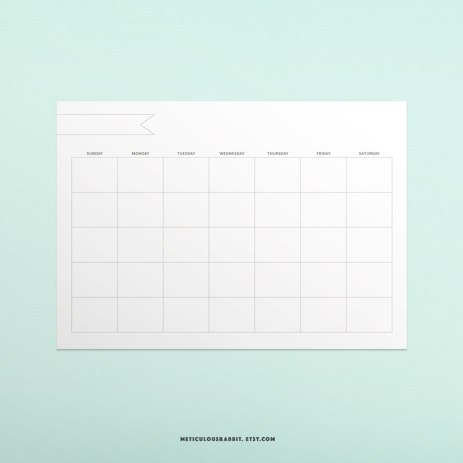 Fillable Calendar