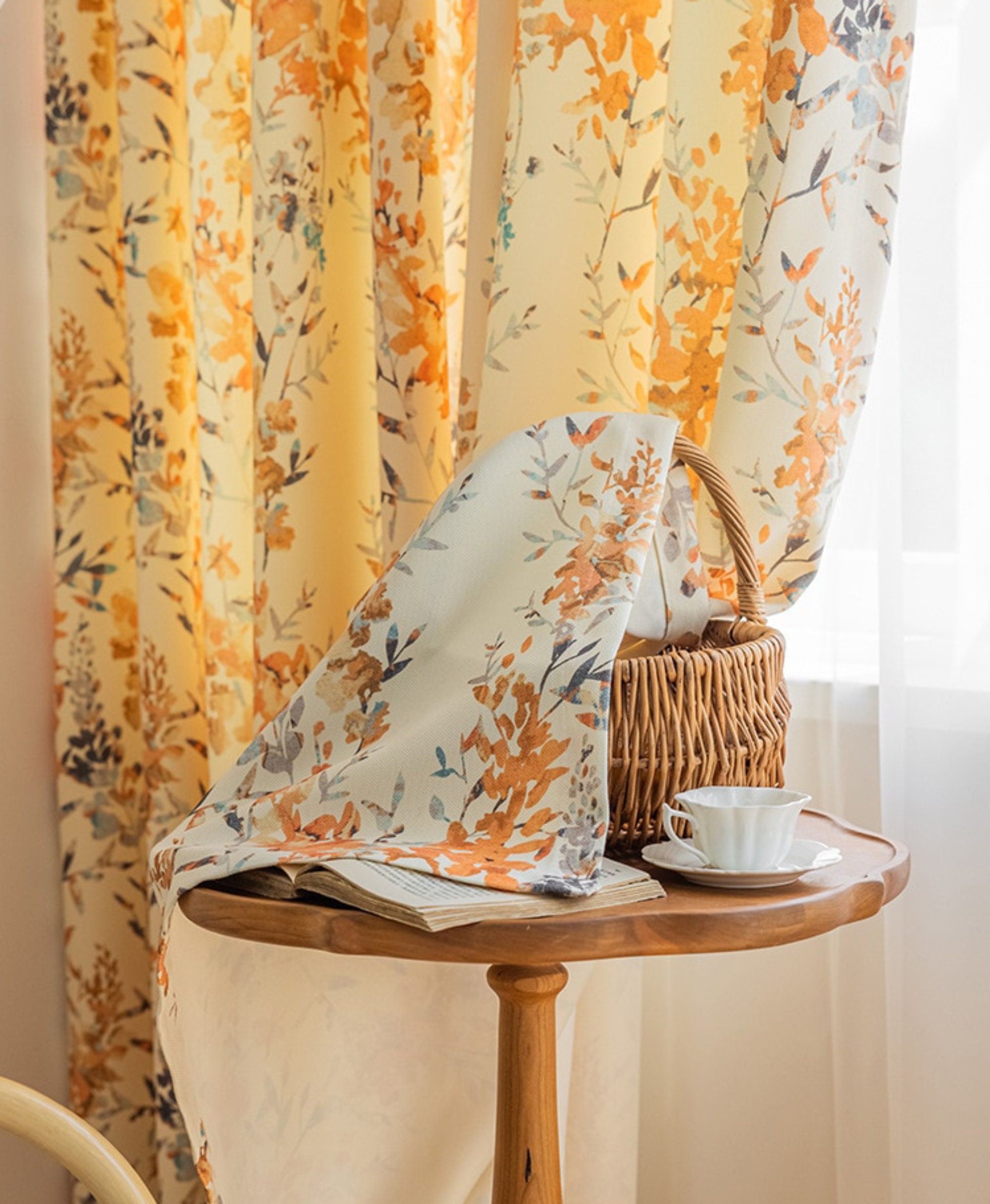 Yellow Country Curtains