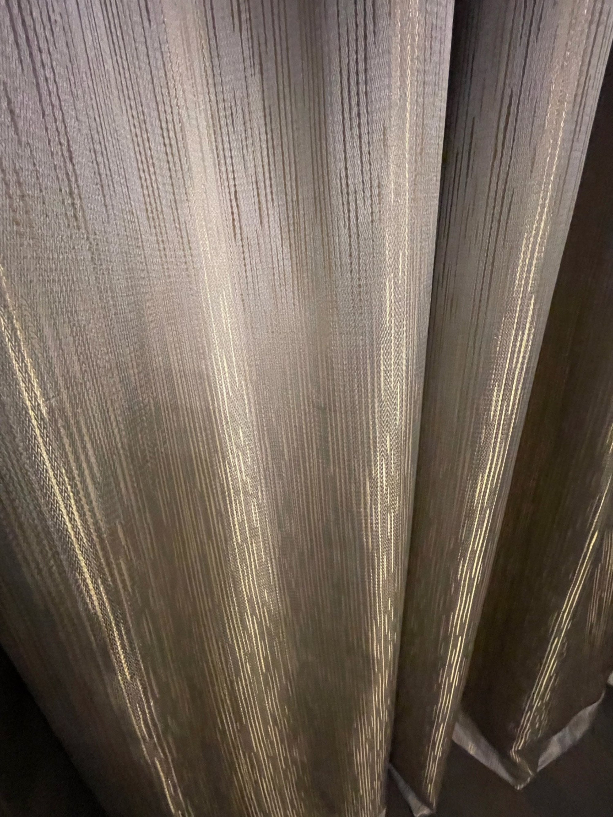 Luxury Gold Vertical Stripes High-end Curtains for Living Room - Etsy