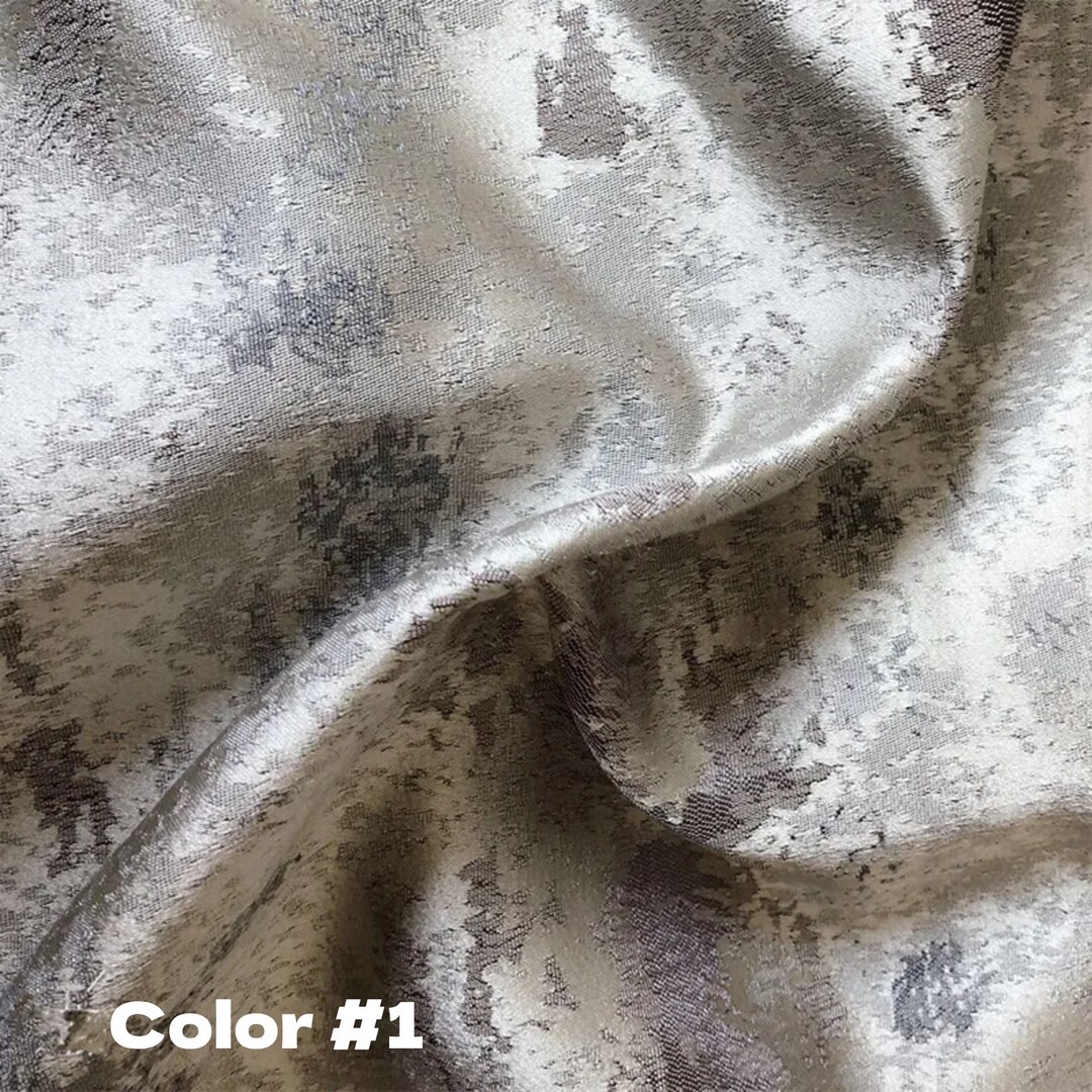 12 Colors Luxury Minimalist Stone Texture Jacquard Curtains for ...