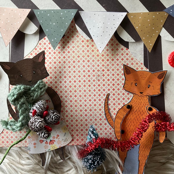 Jointed Paper Puppet - Etsy