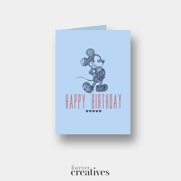 Cartes mickey mouse - Etsy France