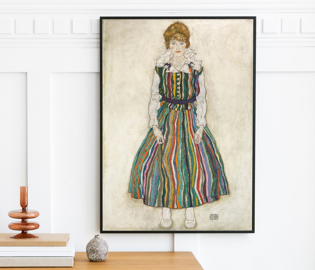 Egon Schiele - Portrait of Edith the Artist's Wife (1915) - Woman ...