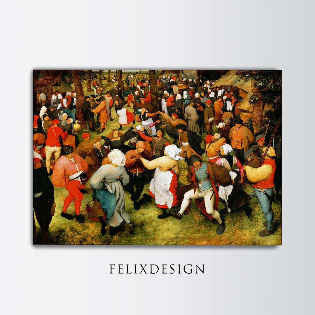 Pieter Bruegel the Elder - the Wedding Dance (1566) | Samsung Frame TV ...