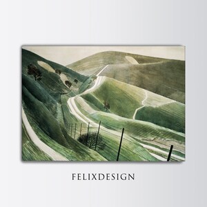 Eric Ravilious - Chalk Paths (1935) - Samsung Frame TV Art - South ...