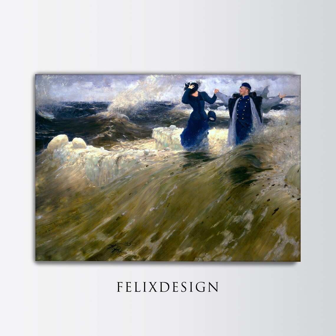 Ilya Repin - What Freedom (1903) - Vintage Oil Painting - Caught in ...