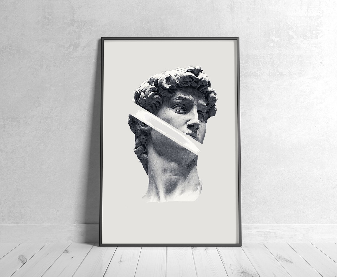 Set of 3 David Statue Print Rome Statue Print David Marble | Etsy