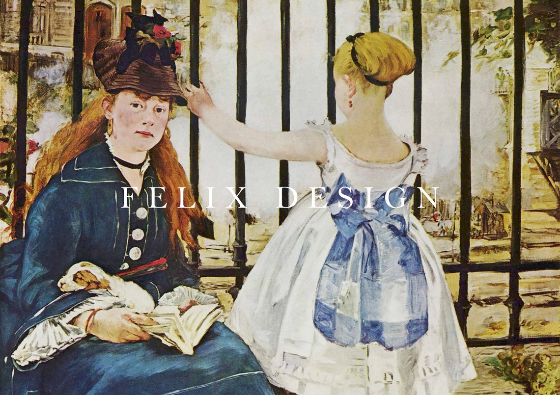 Edouard Manet - the Railway (1873) - Samsung Frame TV Art - Vintage ...