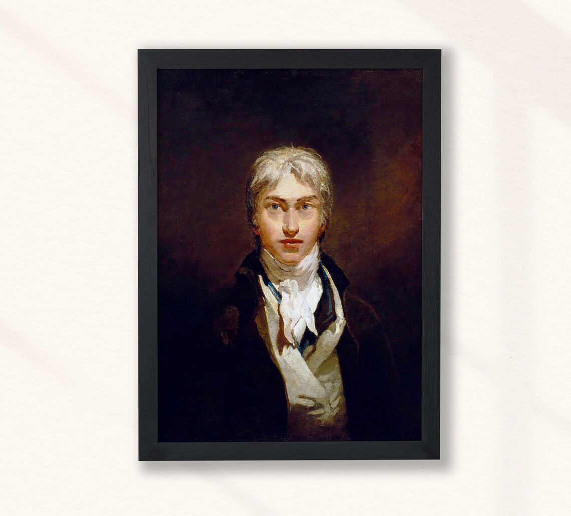 William Turner Self Portrait 1799 Vintage Oil Painting | Etsy