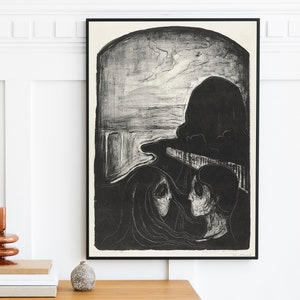 Edvard Munch - Attraction (1896) - Painting Poster Print Couples Love ...