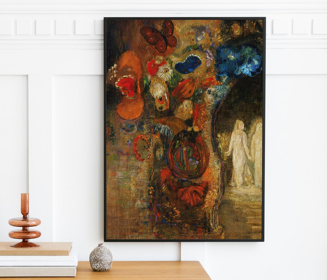 Odilon Redon - Apparition (1905) | Vintage Landscape Painting Print ...