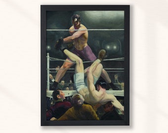 George Bellows-(1917-21)stag,whitehope,countout-painting Boxing MMA ...