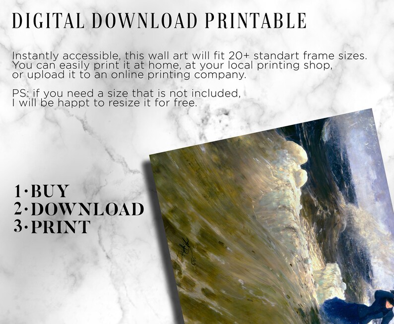 Ilya Repin - What Freedom (1903) - Vintage Oil Painting - Caught in ...