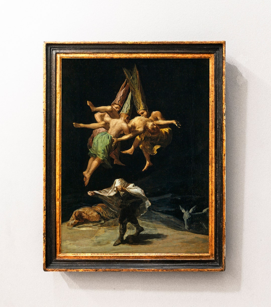 Francisco Goya Witches Flight 1798 Occult Pagan Ritual Witch Horror ...